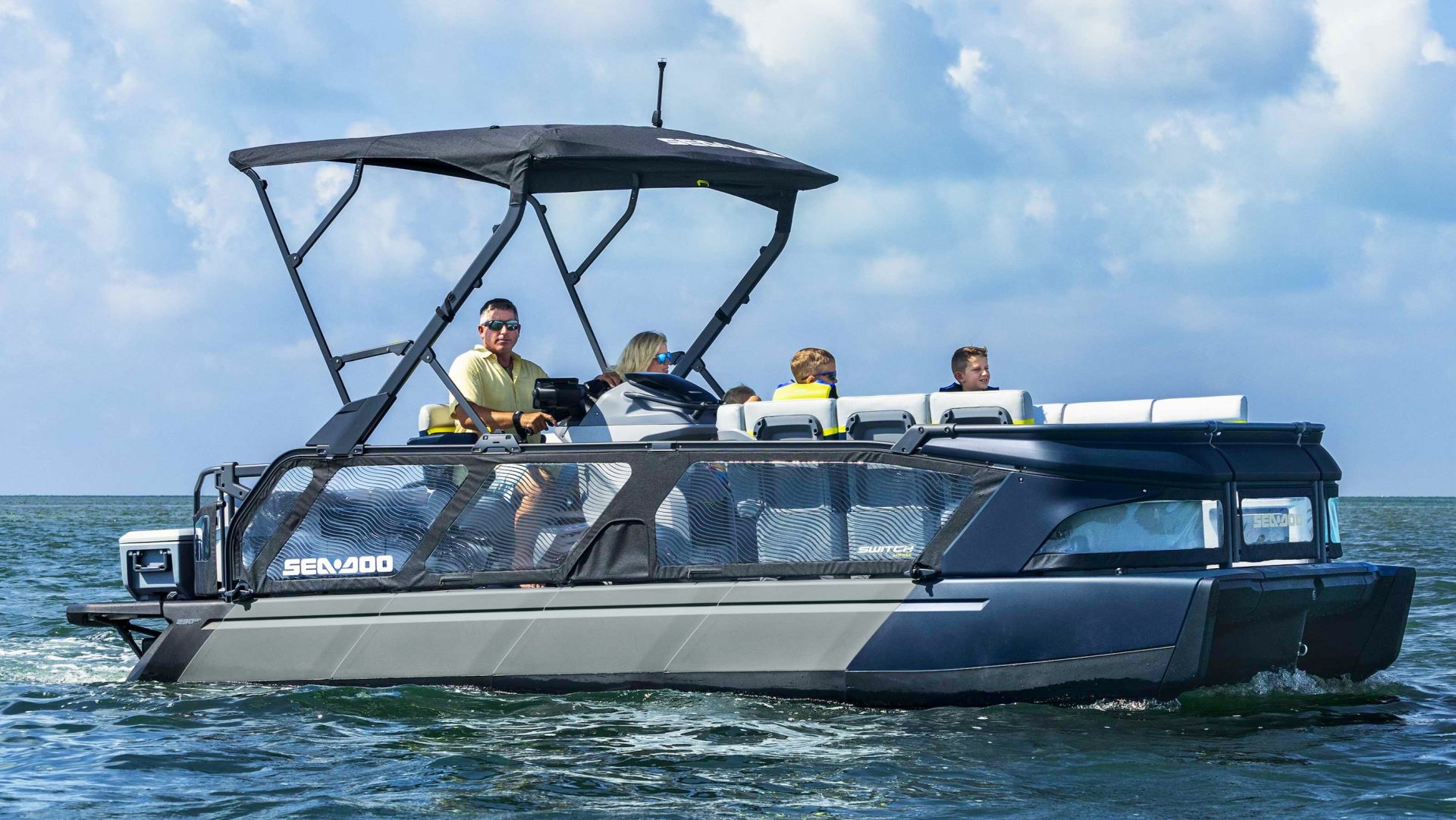 Discover the 2024 Sea-Doo Switch Pontoon Lineup - Gearhead Daily