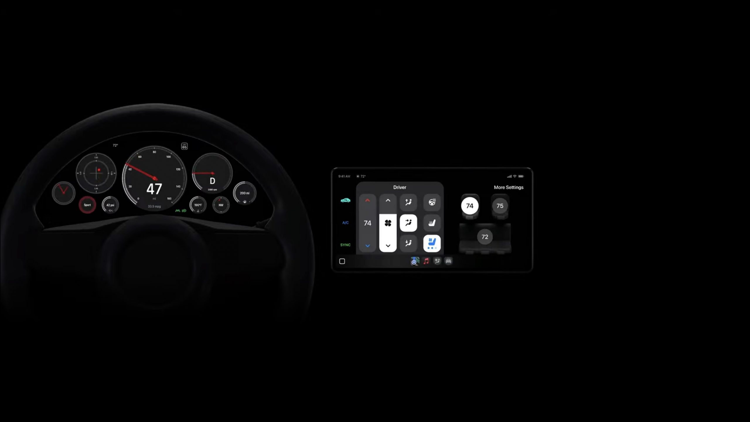 Apple Unveils Customizable Gauge Clusters In Next-Gen CarPlay ...
